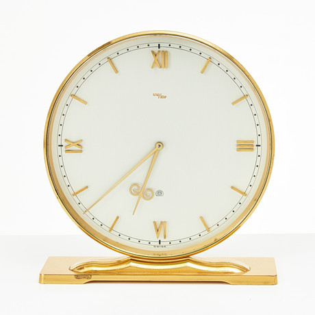 IMHOF, a brass table clock, 1960s/70s. Clocks & Watches - Mantel clocks ...