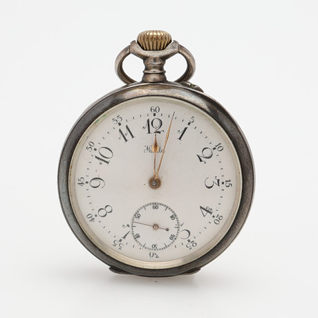 WOMEN'S POCKET WATCH, HALDA POCKET WATCH FACTORY, SILVER CASE, 1895 ...