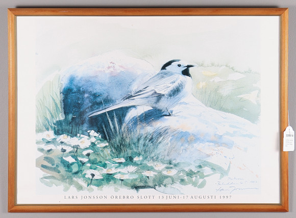 UTSTÄLLNINGSAFFISCH Lars Jonsson Örebro Slott. Konst - Övrigt - Auctionet