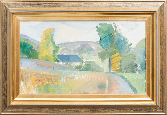 LARS FALK. Landscape, oil on canvas, signed. Art - Paintings - Auctionet