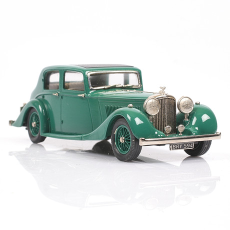 MODELLBIL, metall, Bentley 4 1/4 Liter, 1937, Lansdowne Models, skala 1 ...