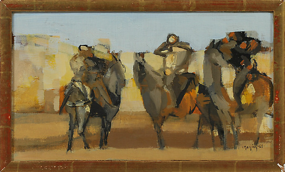 IVAR MORSING. Oil on canvas, commissioned, signed and dated -60. Art ...