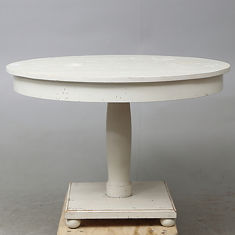 PILLAR TABLE, around 1900. Furniture - Tables - Auctionet