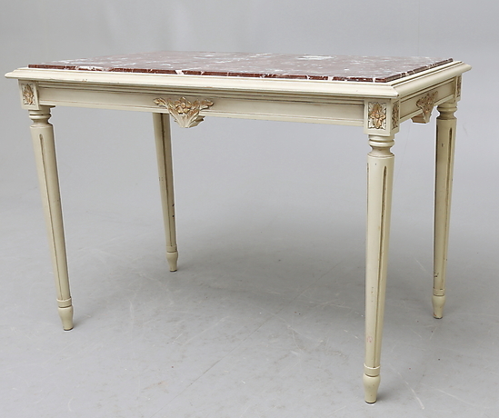 BORD, marmor, gustaviansk stil, 1900-tal. Möbler - Bord - Auctionet