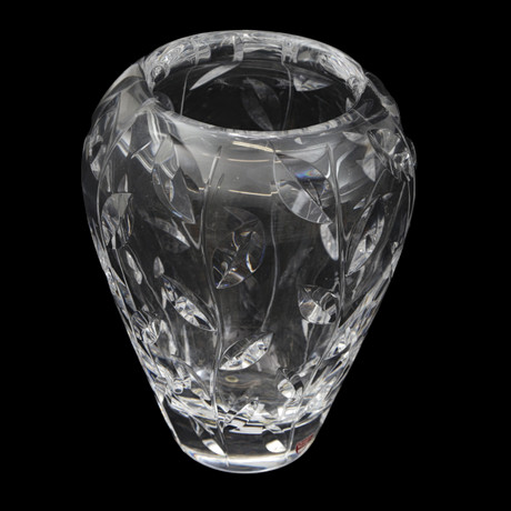 GUNNAR CYRÉN. VAS, glas, Orrefors, slipad dekor, signerad. Glas ...