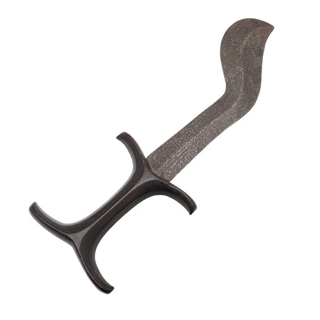 A 19TH CENTURY SUDANESE BEJA DAGGER WITH DECORATED BLADE. Weapons ...