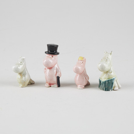 SIGNE HAMMARSTEN-JANSSON (1882-1970). A set of four Moomintroll ...