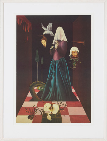 PETER JAKOBY. "Paradiset", signerad och numrerad, färglitografi. Konst ...