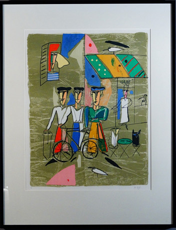 MADELEINE PYK. färglitografi, HC tryck, signerad M Pyk. Konst - Grafik ...