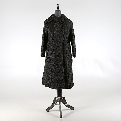 FUR COAT and HAT, Persian, Carl Lindblom, Uppsala. 1900s. Vintage ...