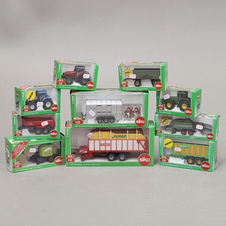 SIKU, 10 st, traktorer och lantbruk, 1900/2000-tal. Leksaker - Leksaker ...