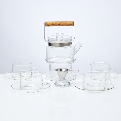 SIGNE PERSSON-MELIN. 7 dlr, Boda Nova, tea set, consisting of: teapot ...