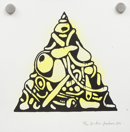 JONATHAN "OLLIO" JOSEFSSON. Komposition, färglitografi, signerad och ...