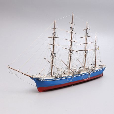 MODELLSKEPP, segelfartyg. Samlarföremål - Teknika & Nautika - Auctionet