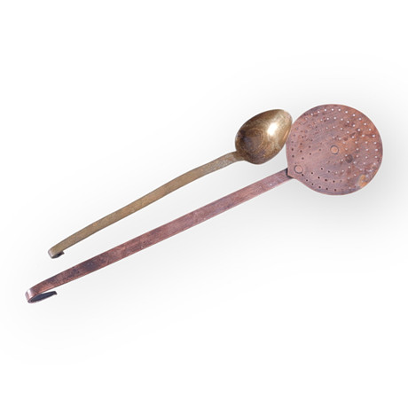 SIL SAMT SLEV, mässing/koppar, 17/1800-tal. Silver & Metall - Tenn ...