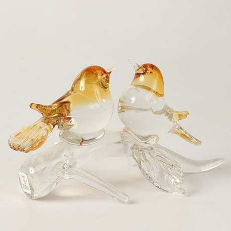 PINO SIGNORETTO. Figurine, art glass, Murano, Italy, signed. Glass ...