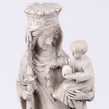 SKULPTUR, gjutgods, Jungfru Maria med barnet, 1900-tal. Konst ...