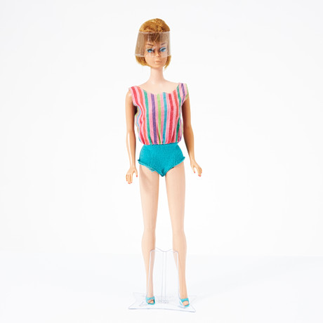 BARBIE, #1070 BL, American Girl, Ash-Blonde, Long Hair Do, © 1958 ...