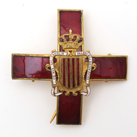 Chest cross of the Royal Corps of the Nobility of Catalonia, Former ...
