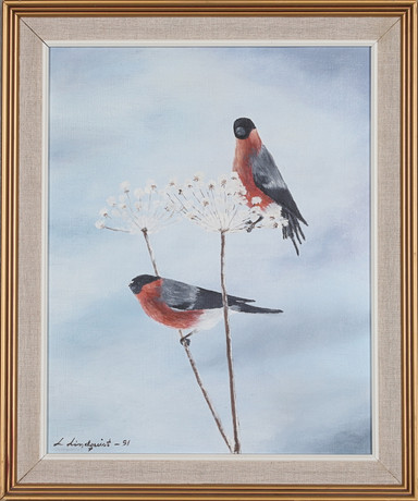 LISA LINDQUIST. olja på duk, signerad och daterad -91. Konst - Måleri ...