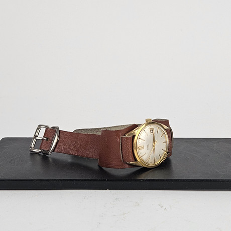 MEN'S WRISTWATCH, gold on steel. Automatic. Tevomatic. Clocks & Watches ...