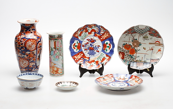 EAST INDIAN OBJECTS, 7 parts, 20th century. Ceramics & Porcelain ...