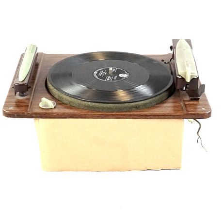 TURNTABLE, two arms, recordable so-called engraver, Elvis Presley's ...