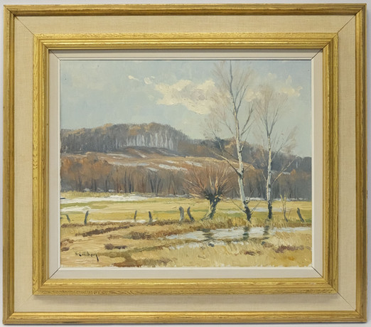 KARL LUNDBORG. OIL ON CANVAS. Art - Paintings - Auctionet