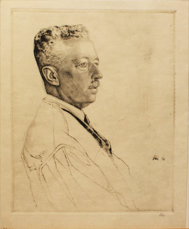 AXEL FRIDELL. Prince Eugene. Etching. Signed. Art - Engravings & Prints ...