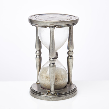 TIMGLAS, tenn och glas, stämplat CB, 1800-tal. Övrigt - Teknika ...