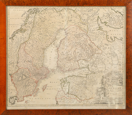 HOMANN'S MAP OF SCANDINAVIAN CIRCA 1730. Books, Maps & Manuscripts ...