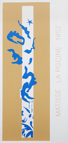 HENRI MATISSE. After. “La Piscine 1952", silkscreen, SPADEM 1985. Art ...