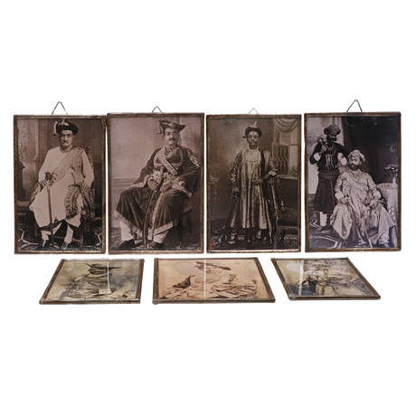 SEVEN FRAMED INDIAN PORTRAITS. Art - Photography - Auctionet