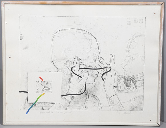 PAR GUNNAR THELANDER (B.1936). LA BELLE GABRIELLE. Art - Engravings ...