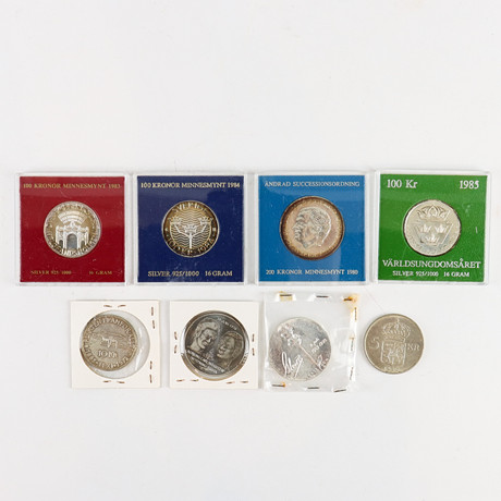 MYNT silver. Mynt, Medaljer & Frimärken - Mynt - Auctionet