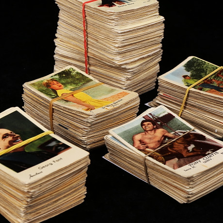 FILMISAR, ca 470 st samlarbilder, 1950-tal. Böcker, Kartor & Handskrifter - Övrigt - Auctionet