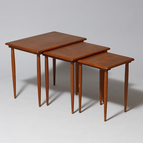 DANSK DESIGN. Insatsbord, teak, stämplade, dansk möbeltillverkare, 1960 ...