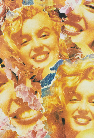 MARIA LARKMAN (född 1964): Marilyn Monroe, signerad Maria Larkman, 185/ ...