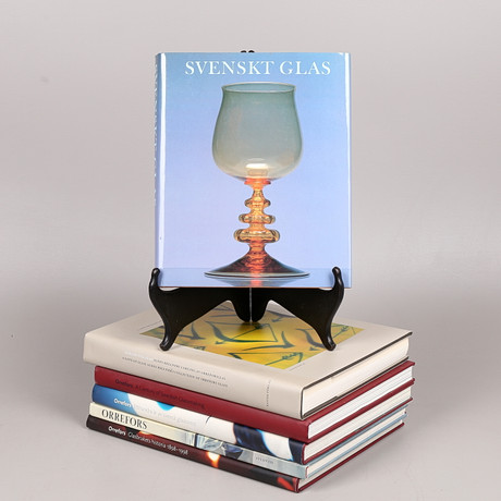 SIX BOOKS ABOUT ORREFORS, second half of the 20th century. Books, Maps ...