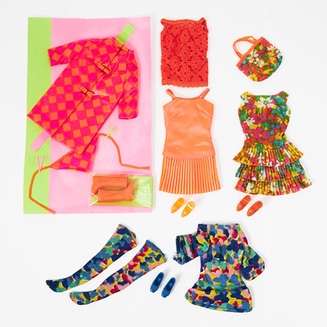 BARBIE, Outfits, (4), #1805 Bouncy Flouncy, #1807 Disco Dater, #1809 ...
