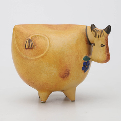LISA LARSON. Figurine, cow, stoneware, Gustavsberg. Ceramics ...