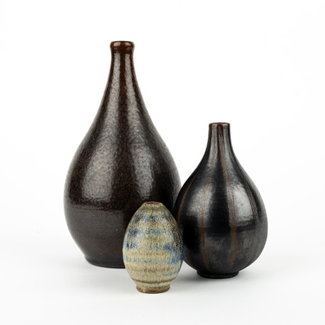 VASER, 3 st, 2 sign, Arthur Andersson, (1949-1978), Wallåkra. 1900-tal ...