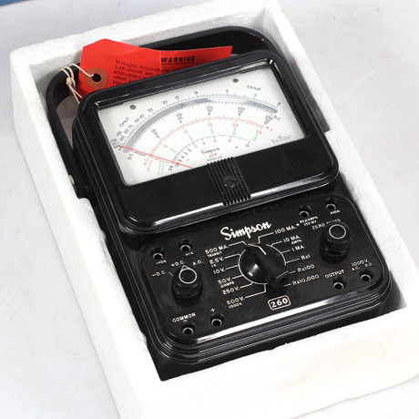 SIMPSON, Model 260, Series 6 and 6M Volt-Ohm-Milliammeters, Illinois ...