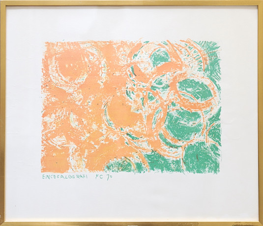 FREDE CHRISTOFFERSEN. Färglitografi, signerad i trycket FC -70. Konst ...