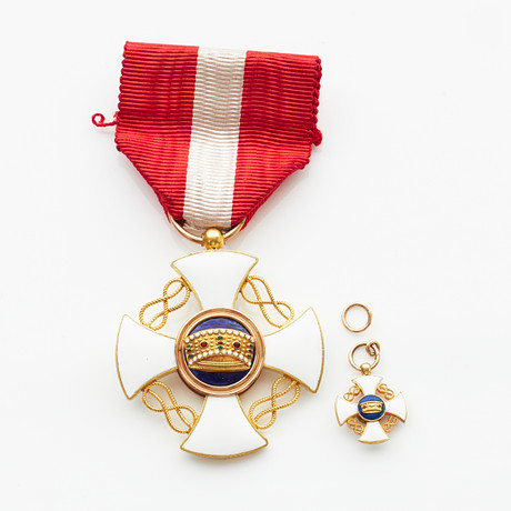 ORDER OF THE CROWN, Italy, (Ordine della Corona d'Italia), knights ...