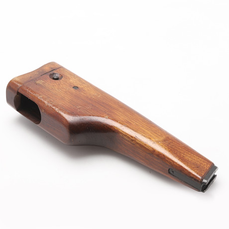 SOLDER FLASK, wood, for pistol. Mauser. Weapons & Militaria - Guns ...