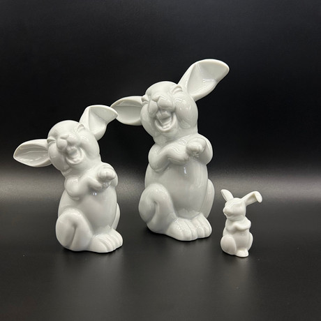 COLLECTIBLES FROM THE 70S: ROSENTHAL RABBIT FIGURINES - ADORABLE ...