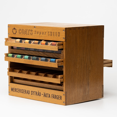 A 'COATS Super SHEEN, circa mid 20th century, for sewing thread ...