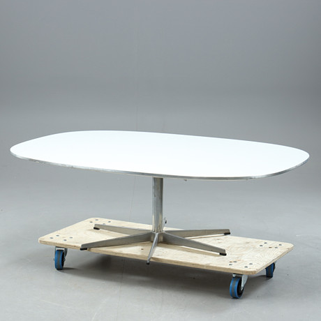 BRUNO MATHSSON & PIET HEIN SAMT ARNE JACOBSEN. Soffbord, "Superellips ...