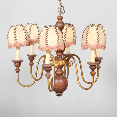 TAKLAMPA, Trä samt metall, 1900-talets senare del. Belysning & Lampor ...